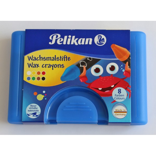 Wachsmalstifte Pelikan à 8, wasservermalbar