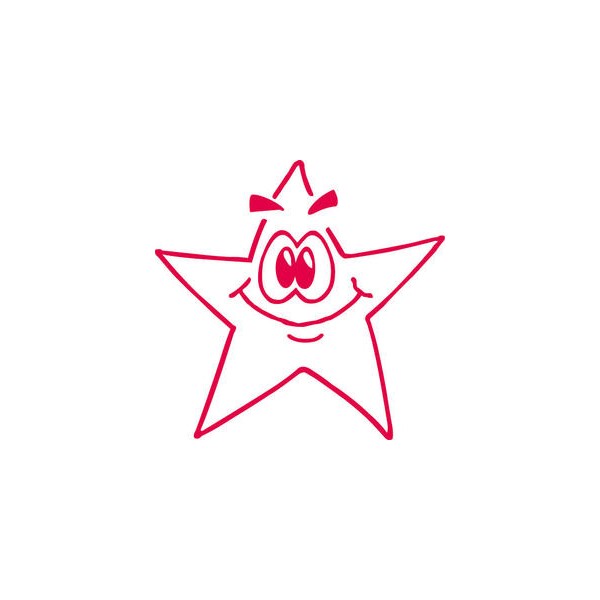Belohnungsstempel, Stern lachend