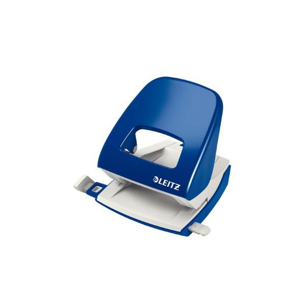 Locher Leitz mit Anschlag, Nr. 5008 blau