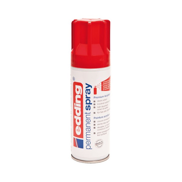 Farb-Spray Edding Permanent 200 ml., rot